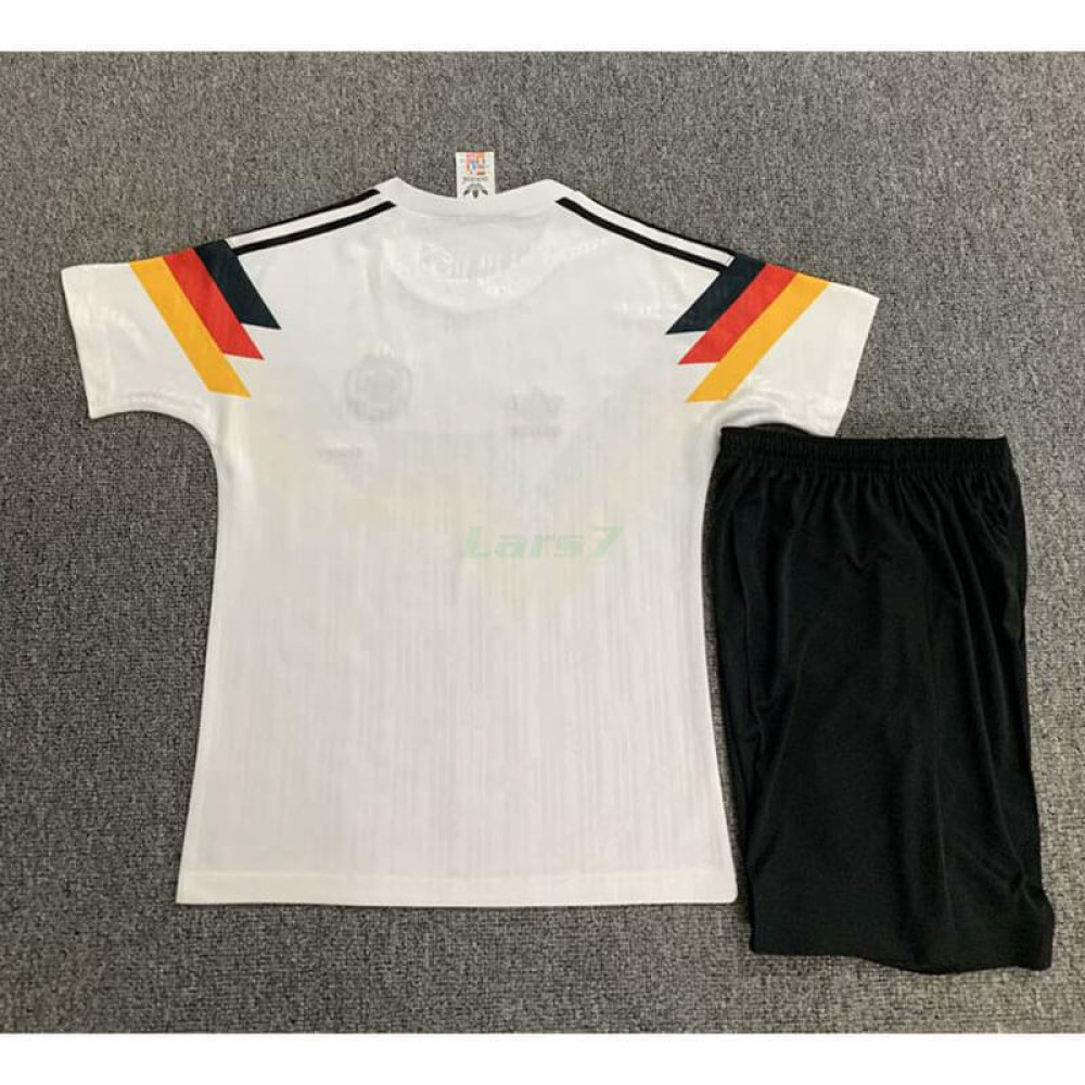 Camiseta Alemania Primera Equipación Retro 1990 Niño Kit - LARS7